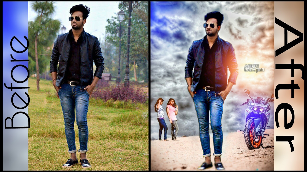 How to change Background in Picsart || Tatorial by Aniket creation - YouTube