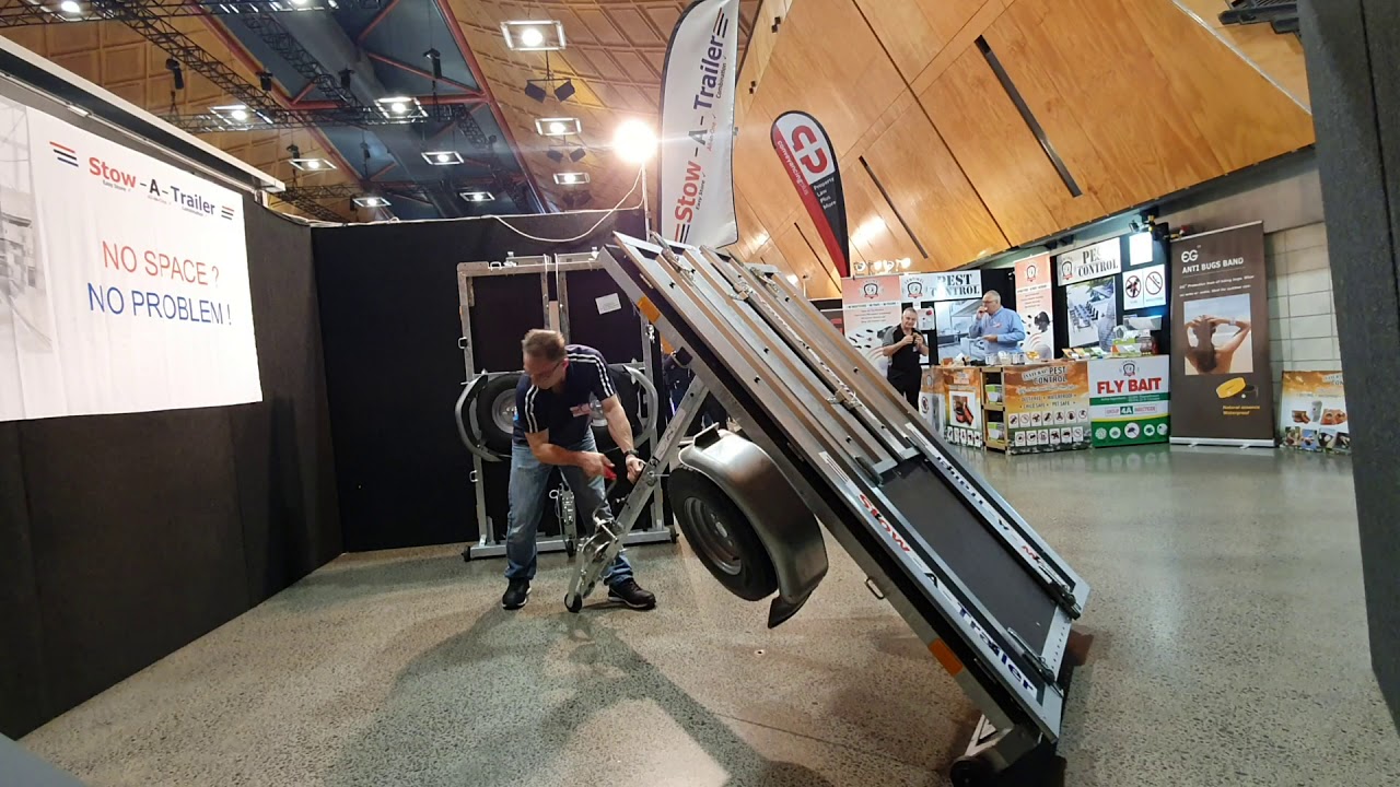 Stow A Trailer the ultimate Folding Trailer that has a controlled Tilt ...