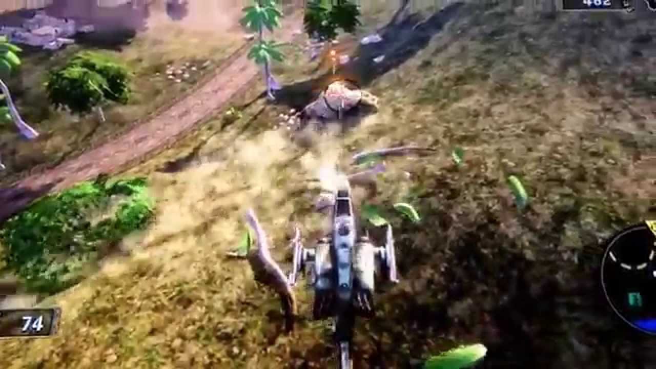 Mercenaries 2 vehicle review & gameplay: Ambassador Gunship - YouTube