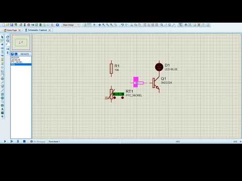 cara membuat rangkaian sensor suhu menggunakan thermistor PTC pada ...