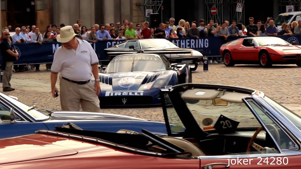 3X Maserati MC-12 GT1 - Centenario Maserati, Torino - YouTube