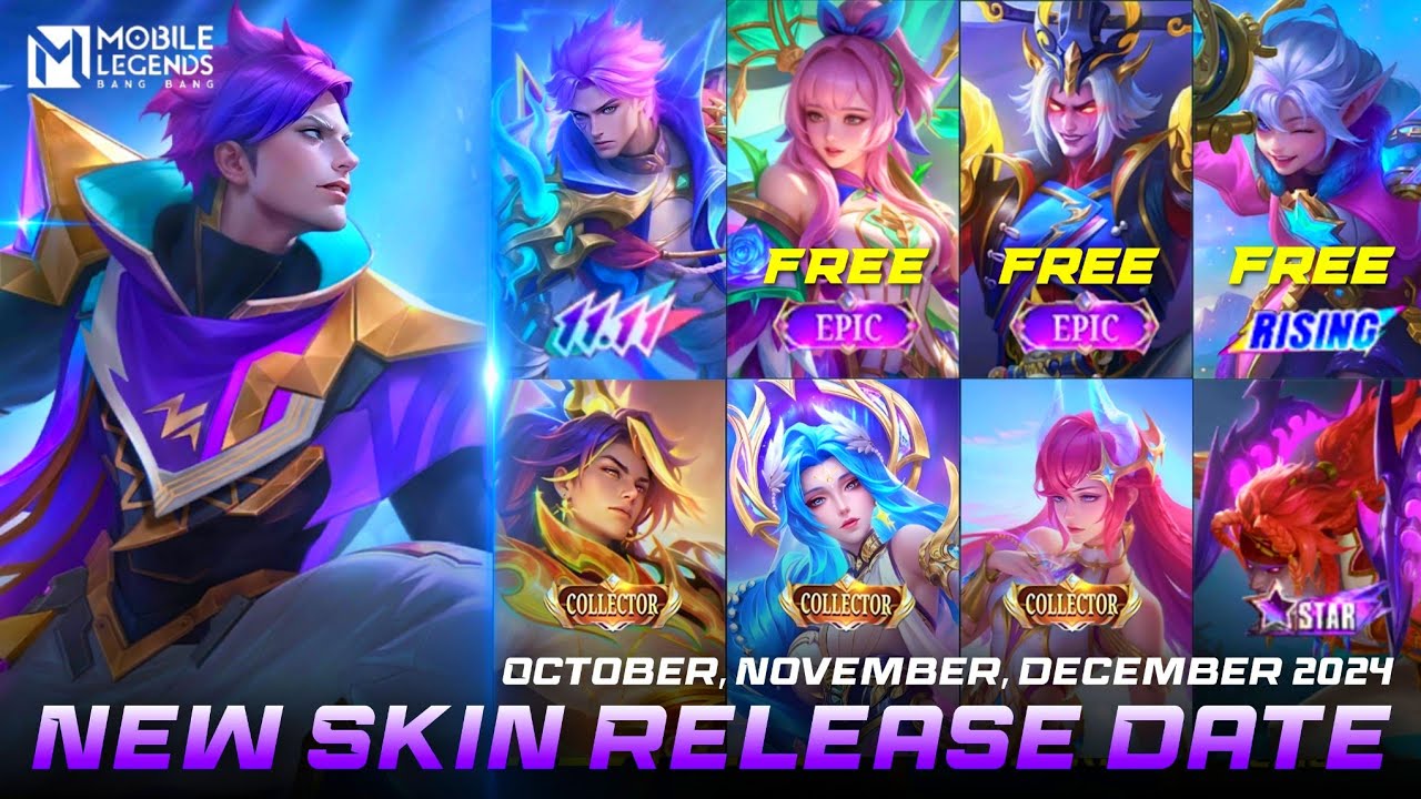 UPDATE ON THE LATEST MOBILE LEGENDS SKIN RELEASE DATE 2024 | UPCOMING ...