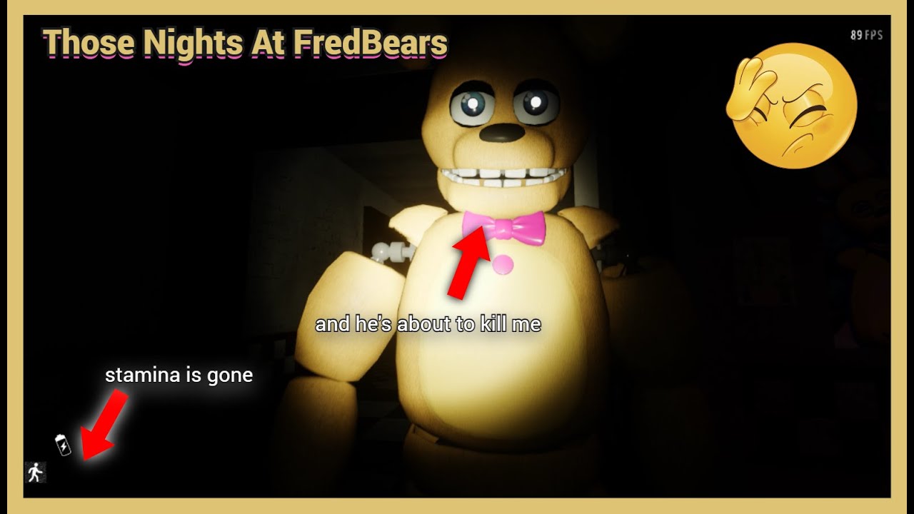 THIS GAME HAS A MASSIVE STAMINA PROBLEM | Those Nights At Fred Bears ...
