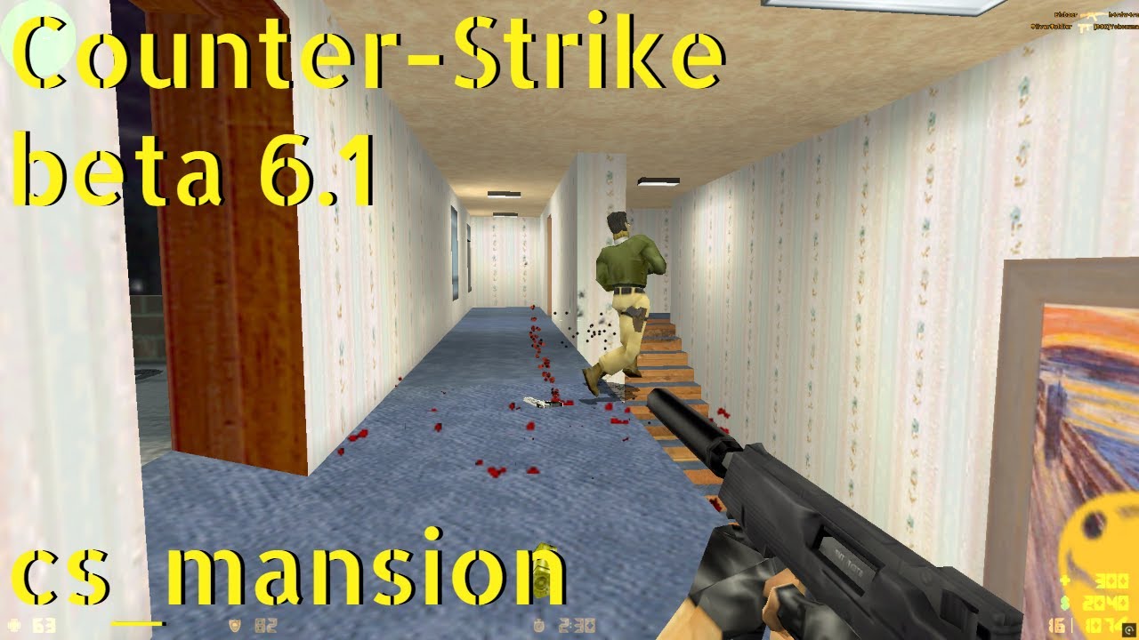 Counter-Strike beta 6.1 cs_mansion online gameplay - December 2025 ...