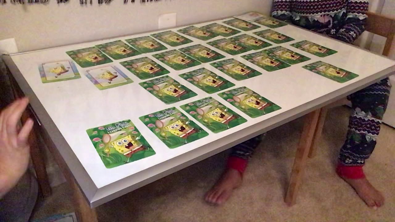 Spongebob Go Fish Learning Card Game - YouTube
