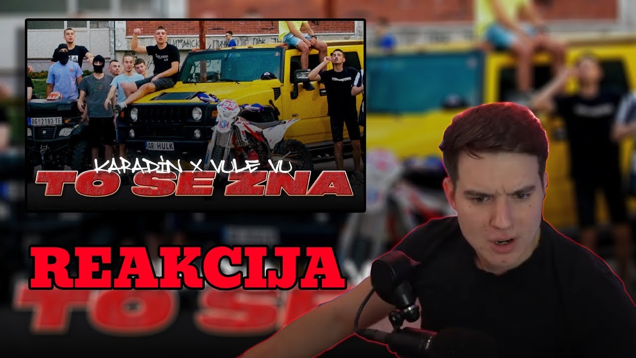 SHARKE REAKCIJA NA KARADIN X VULE VU - TO SE ZNA - YouTube