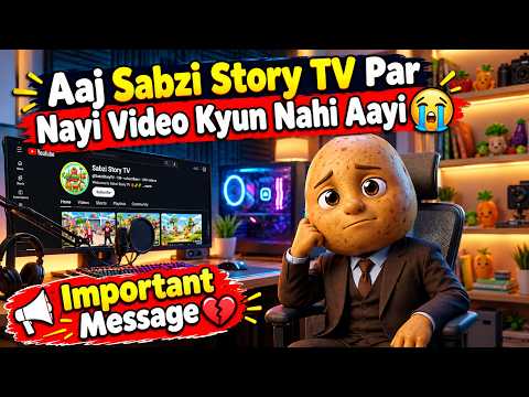 🥔😭 Aaj Sabzi Story TV Par Nayi Video Kyun Nahi Aayi? | Important Message 💔 | #vegetablestory