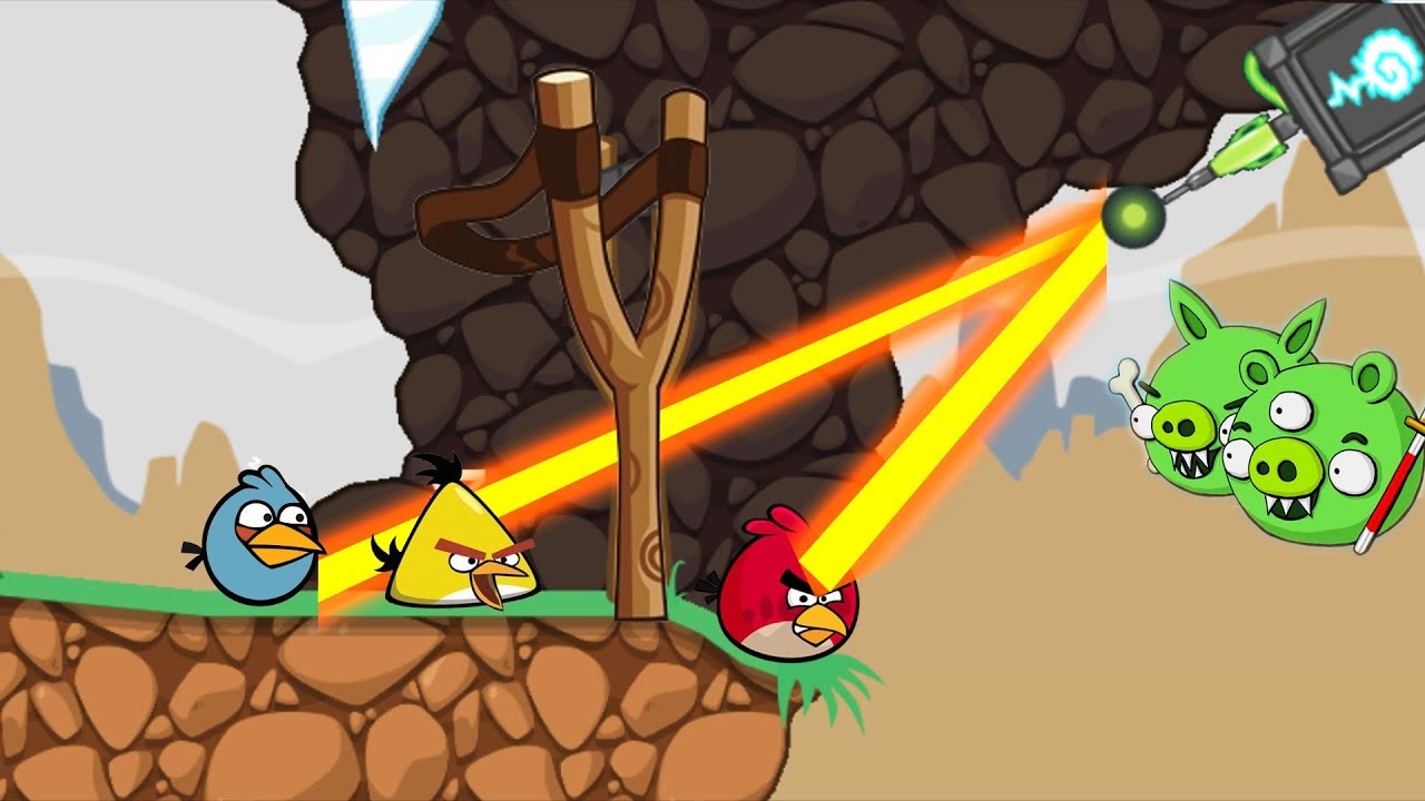 Bad Piggies - NINJA PIG SHOOT THE SLEEPING ANGRY BIRDS! - YouTube