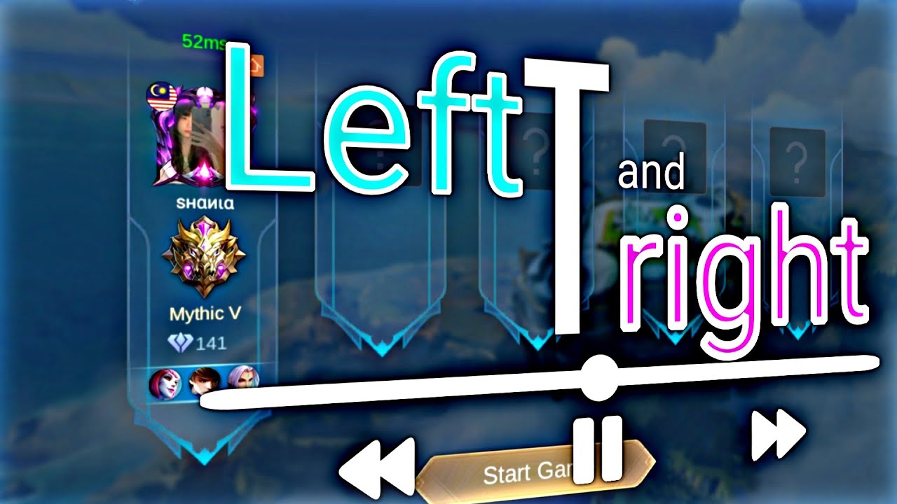 GMV TYPOGRAPHY EDIT | LEFT AND RIGHT | MLBB - YouTube