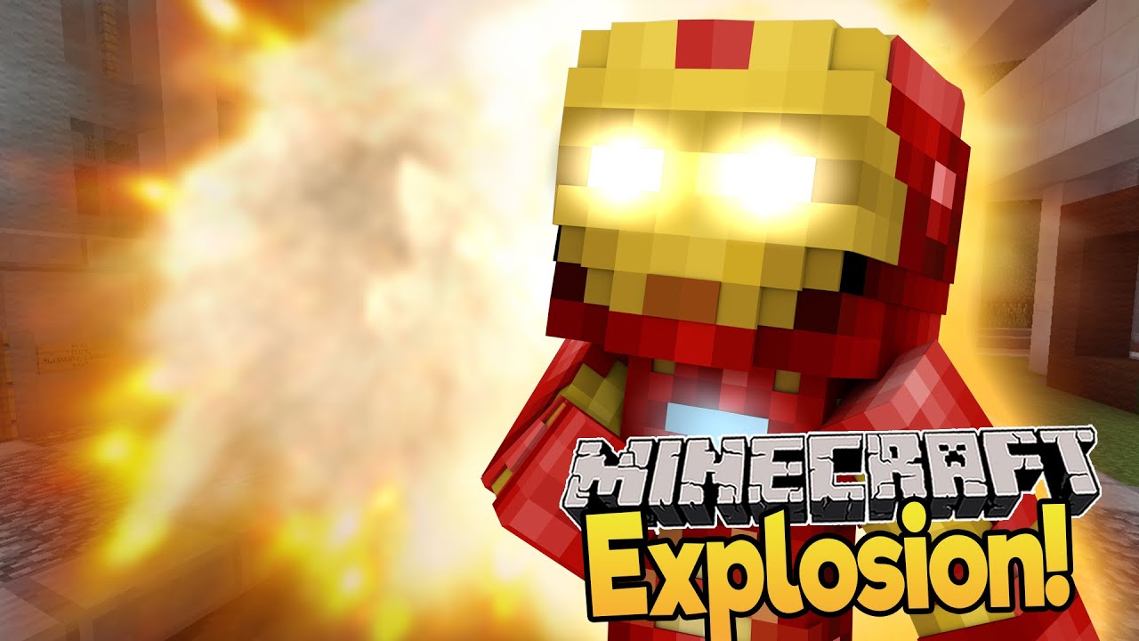 Minecraft Baby Superheroes - Superman Blows Up Iron Mans House! - YouTube