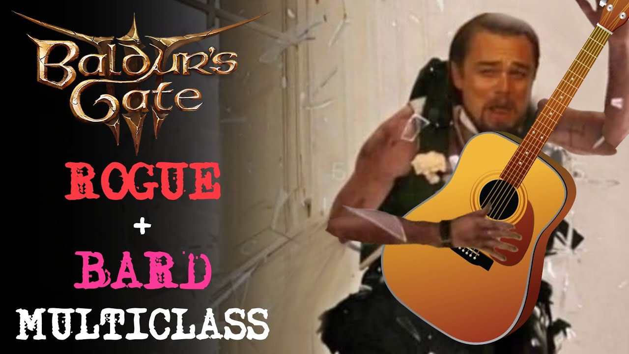 baldur's gate 3 multiclassing: bard & rogue (in 60 seconds) - YouTube