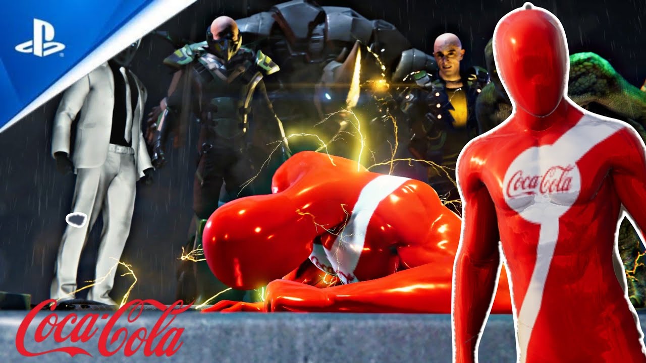 Marvel Cola - CokaCola Man Vs All Super Villains | Coke-Man Full ...