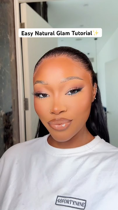 Quick and Easy Natural Glam Makeup Tutorial #naturalglam #beginners #diybeauty #beautybasics ...