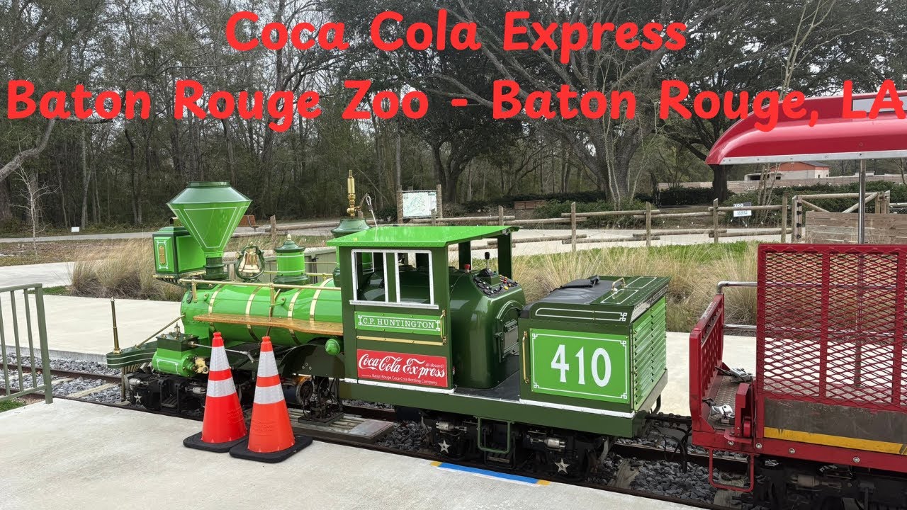Baton Rouge Zoo: Coca Cola Express Train - Full Ride POV - Baton Rouge ...