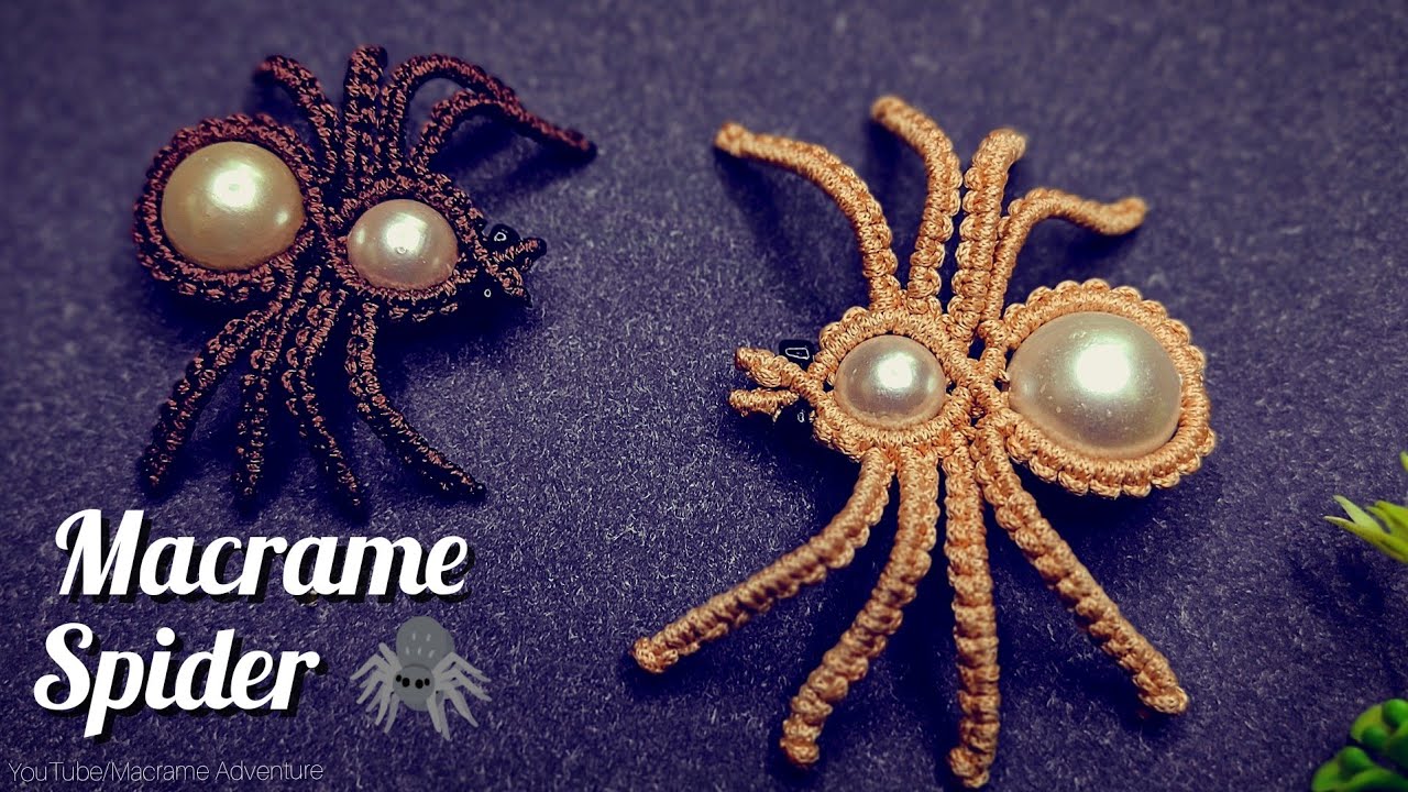 DIY Handmade Macrame Spider Tarantula 🕷️ | Halloween home decor ...