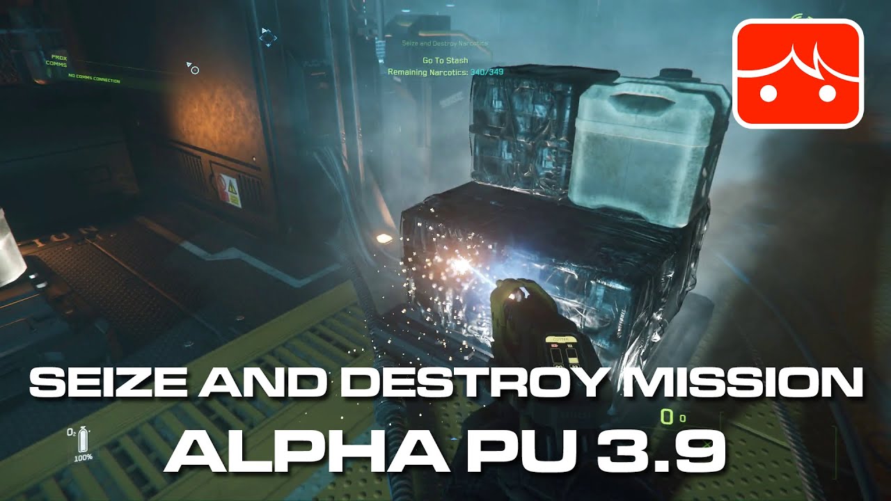 Star Citizen - Alpha PU 3.9: Seize And Destroy Narcotics Mission - YouTube