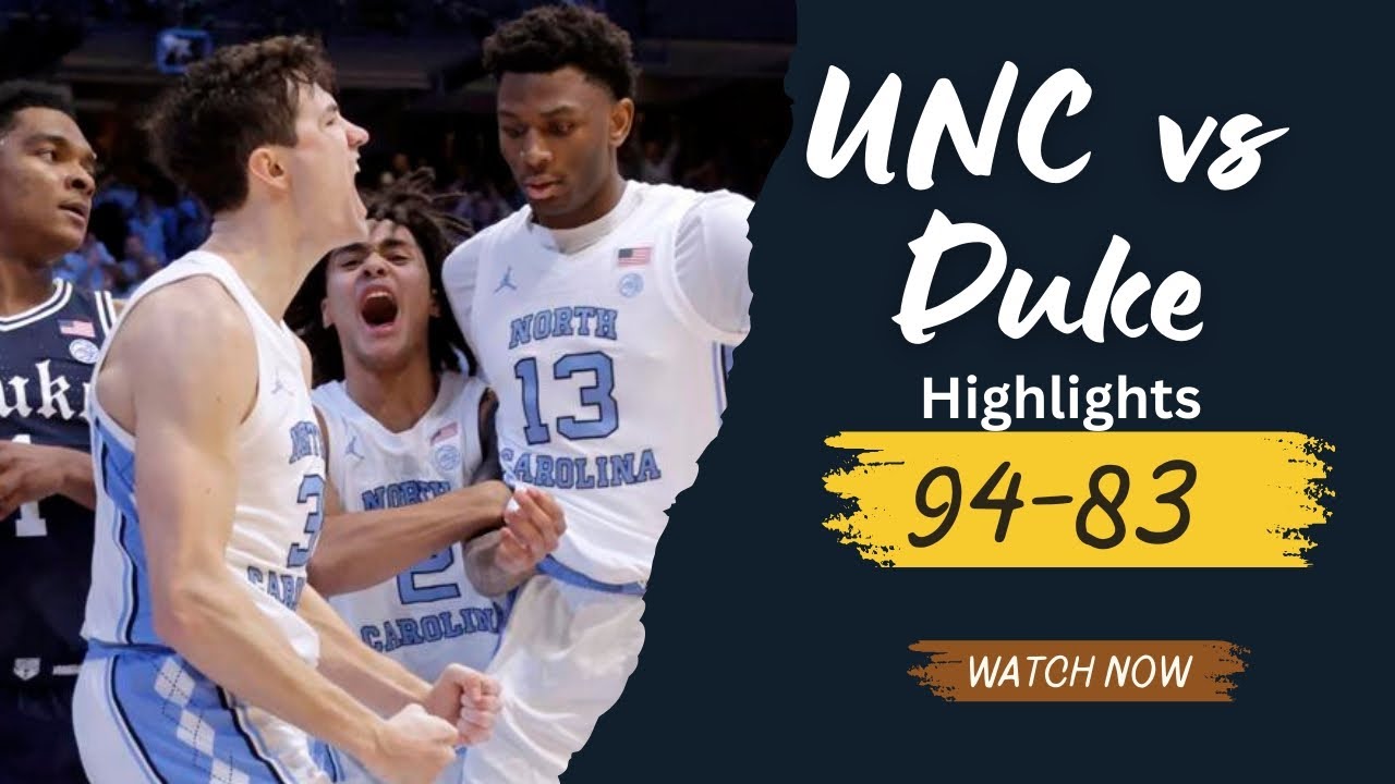 "UNC Triumphs Over Duke: A Battle of Titans" - YouTube