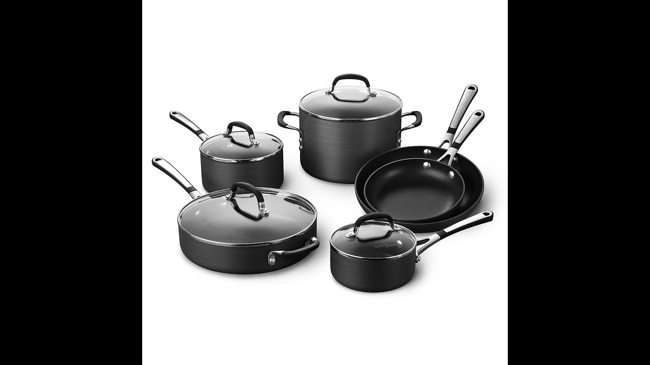 Simply Calphalon Nonstick 10 Piece Cookware | Best Nonstick Cookware ...
