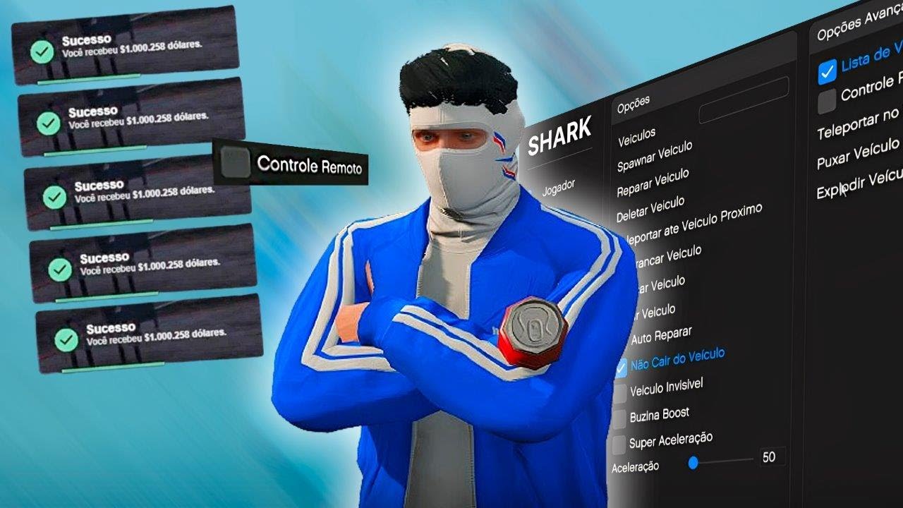 MELHOR MOD MENU 2024 GRATIS? NOVA ATUALIZAÇÃO PUXANDO DINHEIRO E ARMA ...