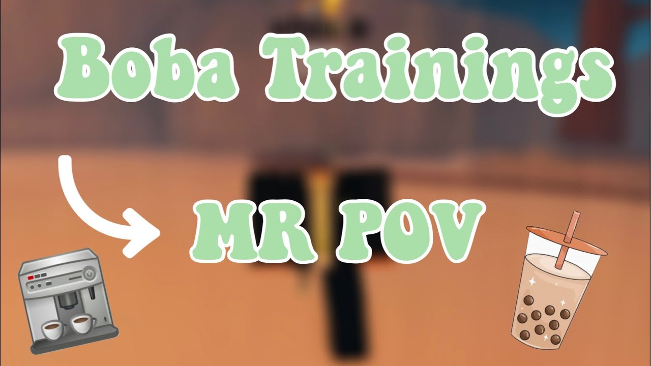 Boba Trainings | MR POV (Roblox) - YouTube