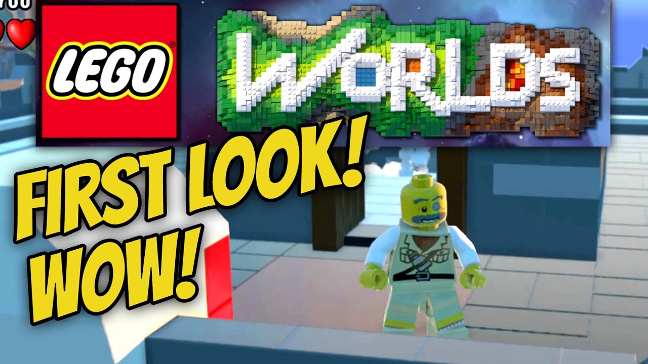 LEGO WORLDS - Lego Minecraft game - First look gameplay video - YouTube