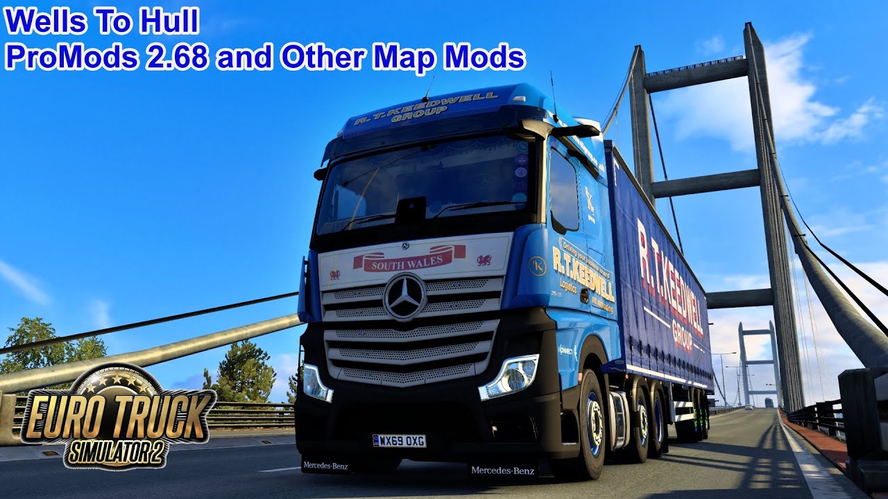 Euro Truck Simulator 2 Wells To Hull ProMods 2.68 Real Time and ...