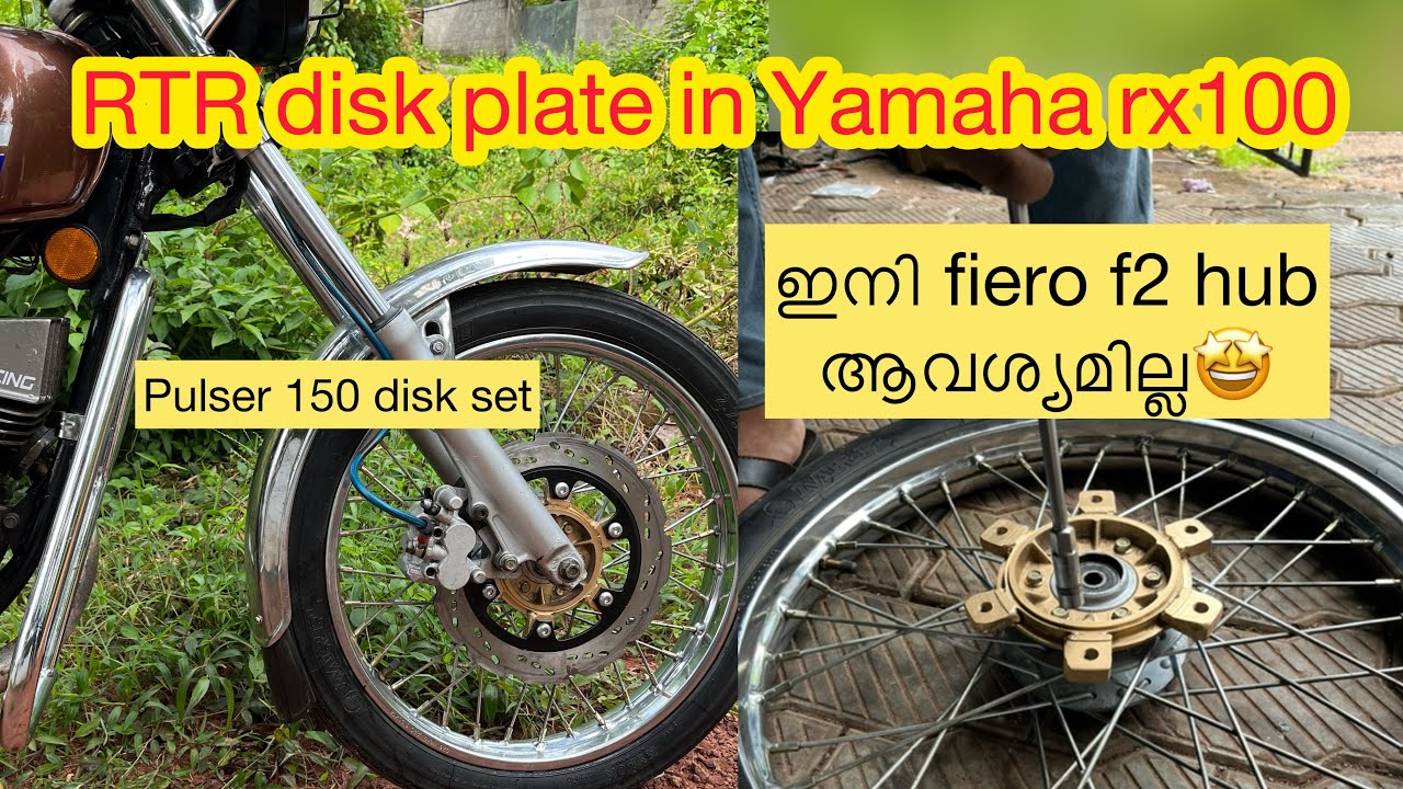 Apache RTR diskset on Rx100 | without fiero f2 hub | Yamaha Rx100 ...
