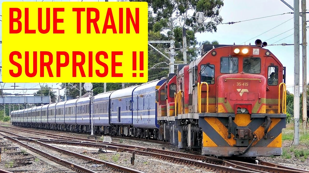 Out of the BLUE!!! A BLUE TRAIN surprise appearance!!! - YouTube