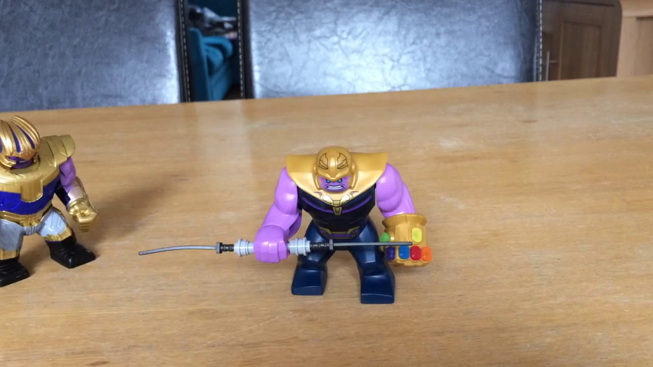 How to make Thanos’s double sided blade in Lego - YouTube