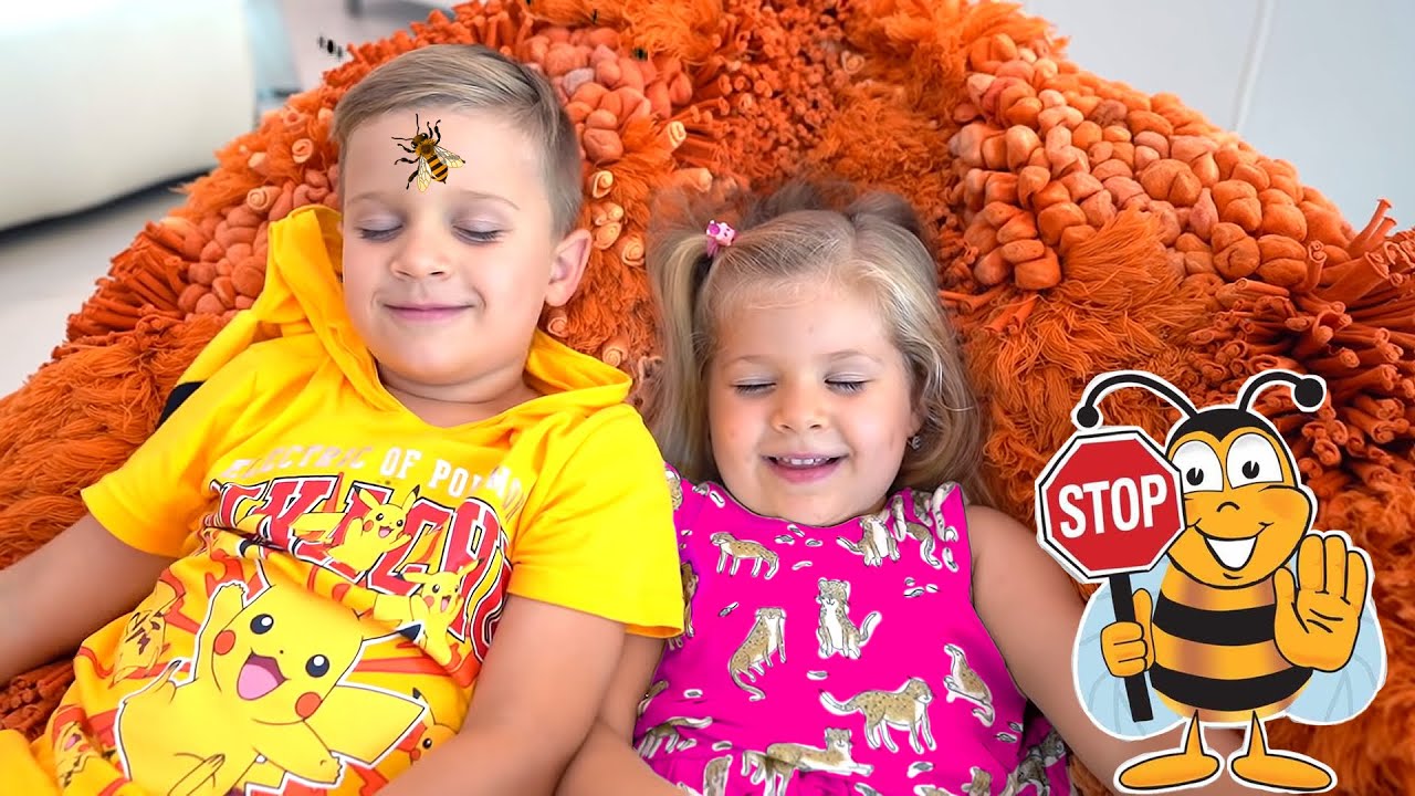 Diana and Roma get rid of annoying flies - YouTube