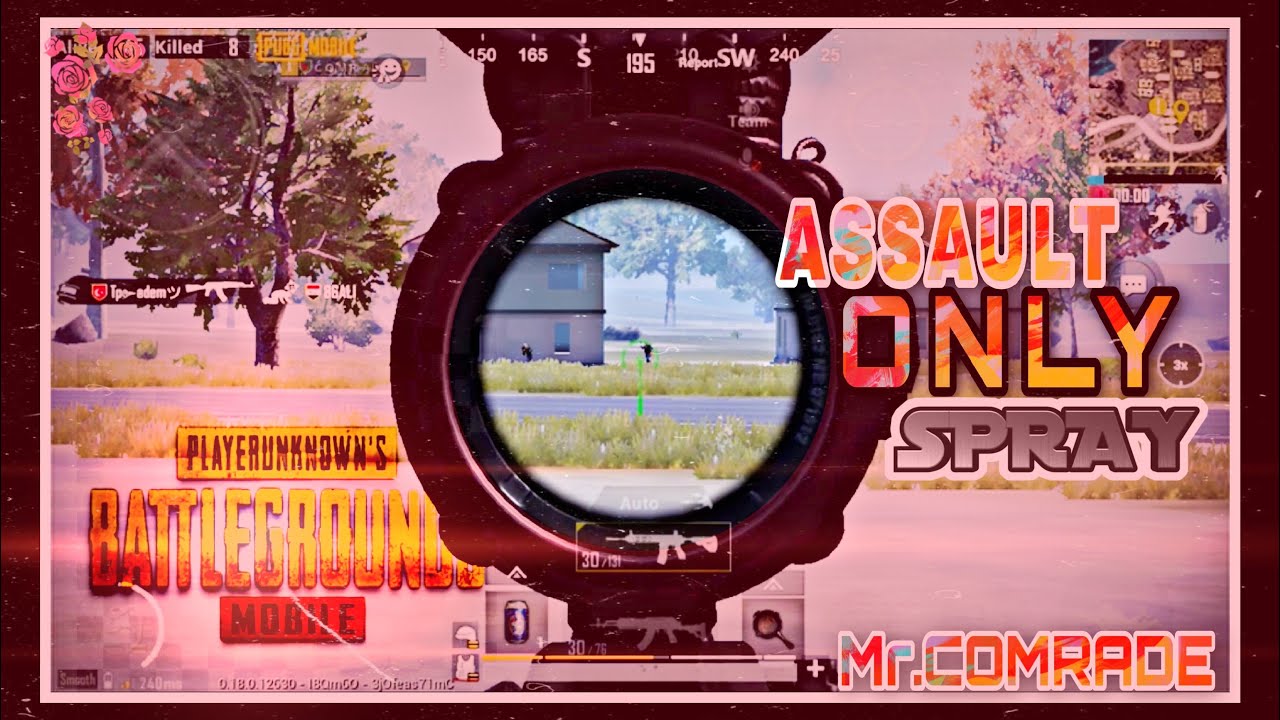 ASSAULT ONLY | MONTAGE | PUBG MOBILE | MR.COMRADE - YouTube