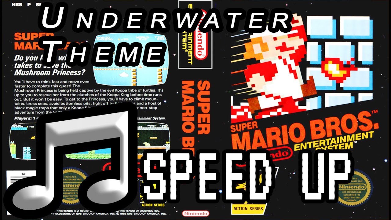 Super Mario Bros. OST: Underwater Theme (Sped Up) - YouTube