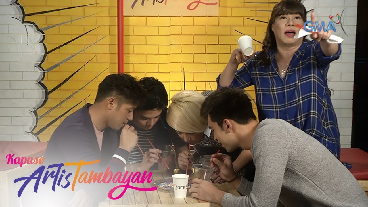 ArtisTambayan: Donita, Derrick, Rocco, and Dave try the candy challenge ...