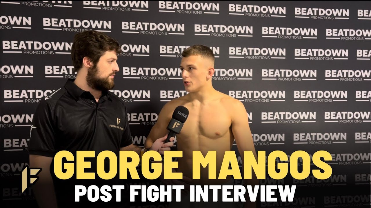 George Mangos Talks MASSIVE PRO DEBUT First Round Stoppage Victory at ...