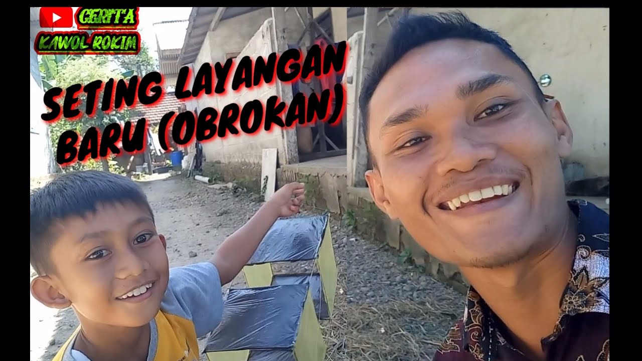 SETING LAYANGAN KOTAK || FLAYING BEAUTIFUL OBROKAN GAESS - YouTube