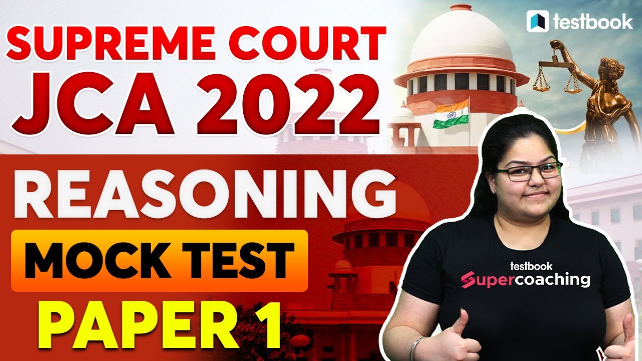 Supreme Court JCA 2022 | Reasoning | Paper 1 | Supreme Court Junior Court Assistant | By Neha ...