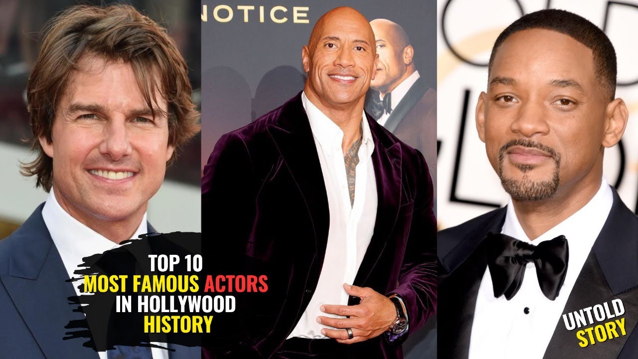 Top 10 Most Famous Actors in Hollywood History - YouTube
