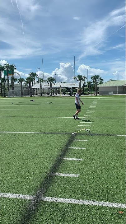 40 yard FG from hash - practice (Sept 2021) - YouTube