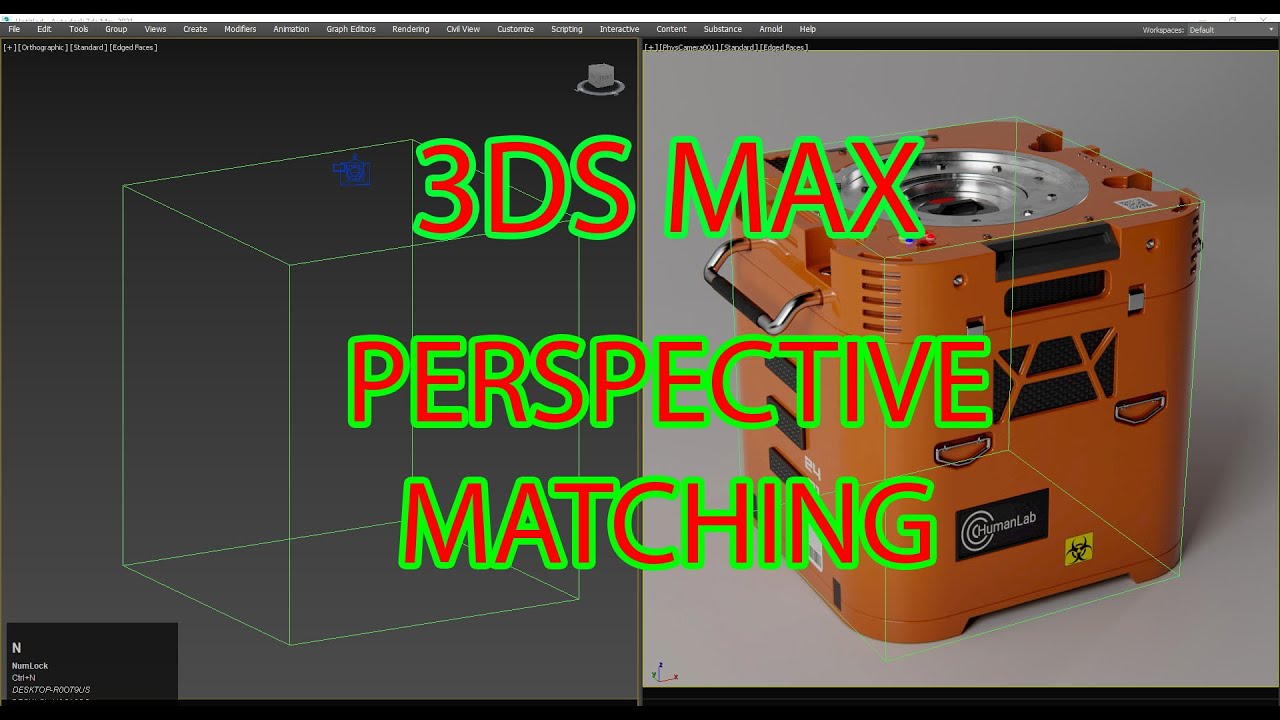 3ds Max Advance Tuttorial | Perspective match 3dsmax (P2) - YouTube