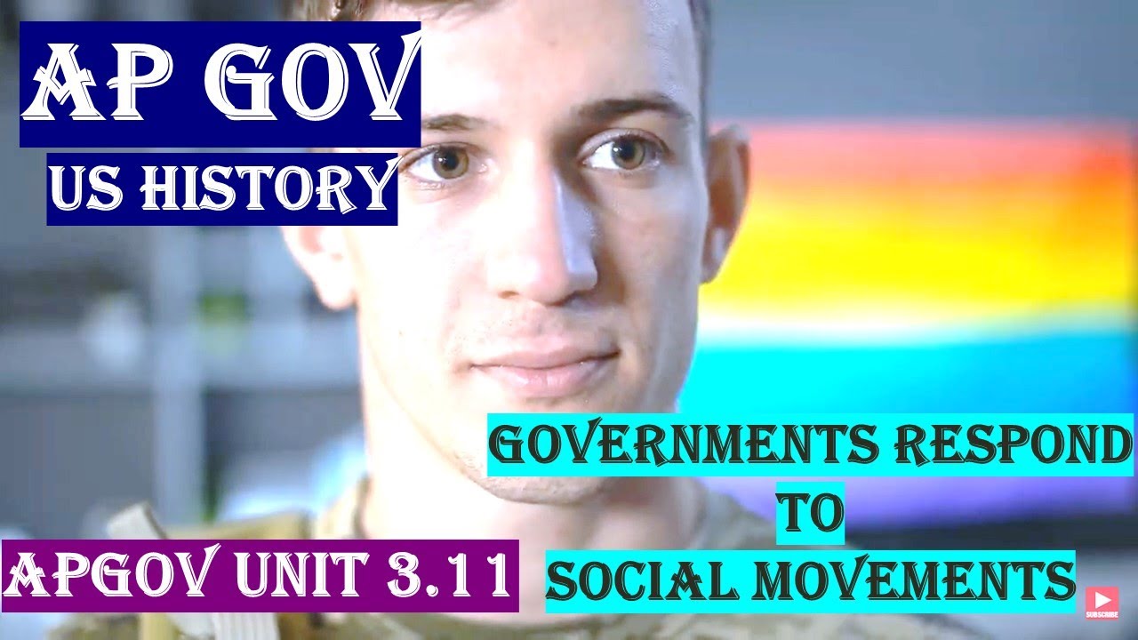 APGOV Unit 3.11 Governments Respond to Social Movements in USA AP GOV ...