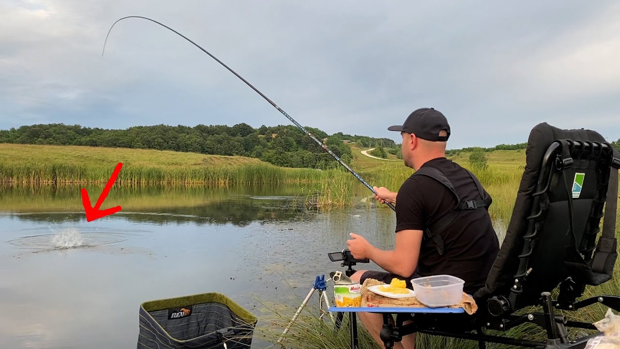 Fishing for Crucian CARP with a 5 meter rod (ENG SUB) - YouTube