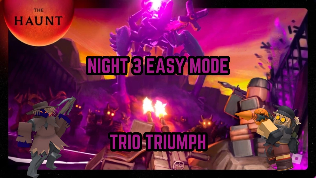 TDS Night 3 Easy Trio TRIUMPH 27:31 | Roblox - YouTube