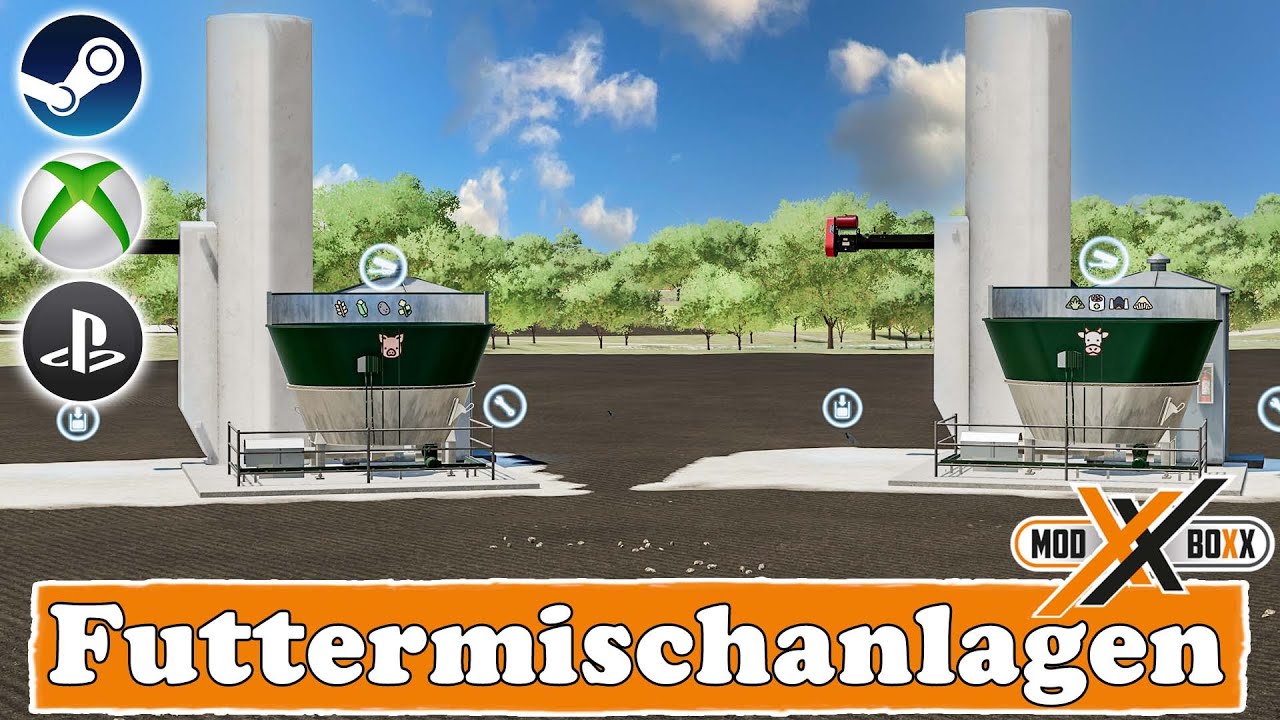 LS22 Mods | Futtermischanlagen | Farming Simulator 22 Modvorstellung ...