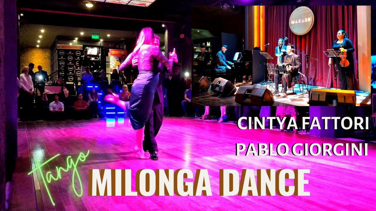 Nice tango milonga dance, Cynthia Fattori, Pablo Giorgini ...
