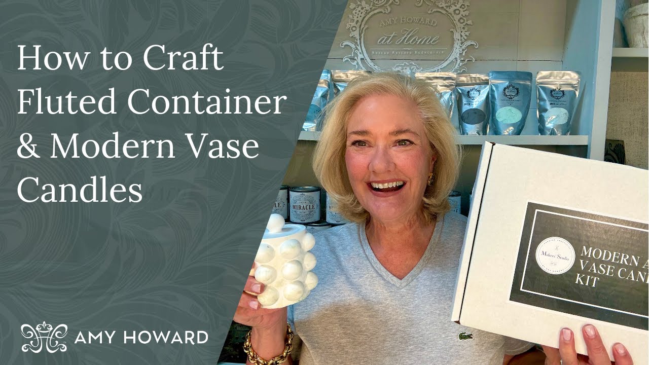 How to Craft Fluted Container & Modern Vase Candles - YouTube