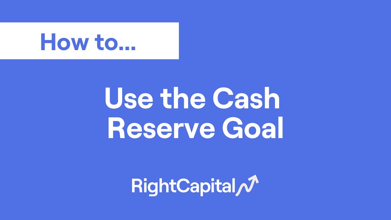 How To Use the Cash Reserve Goal - YouTube