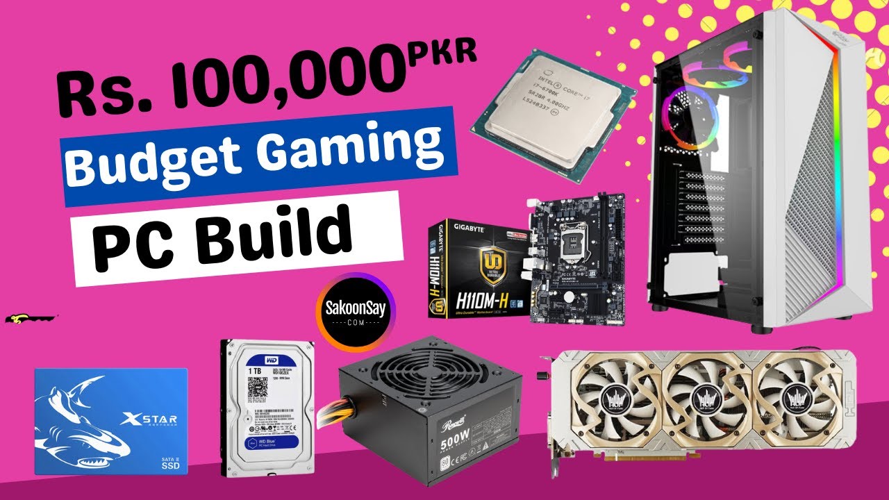 100k Buget Gaming Pc Build | i7 6700k | H110M | GTX 960 4GB - YouTube