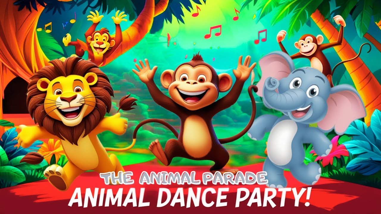 Get Ready for a Wild Animal Dance Party! | The Animal Parade - YouTube
