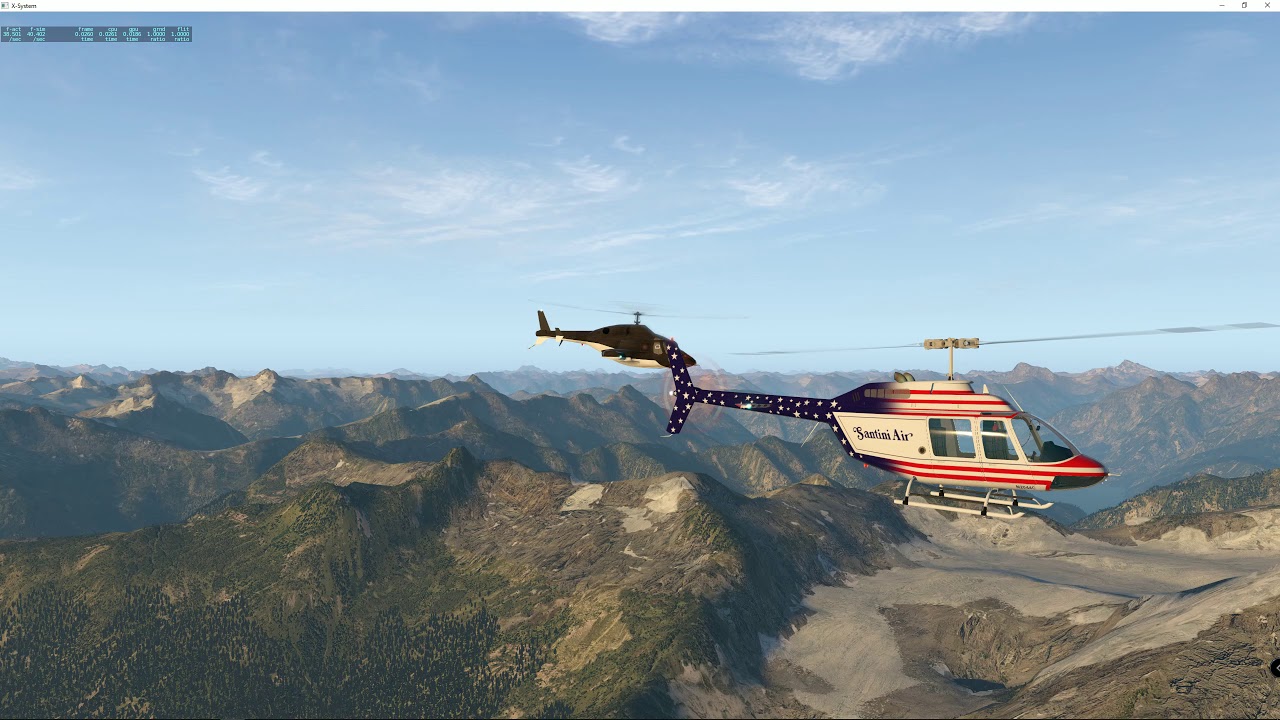 X-Plane 11 - Bell 206 Jet Ranger - Santini Air - Airwolf - YouTube