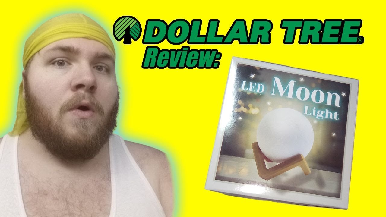 Dollar Tree Review - LED Moon Light - YouTube